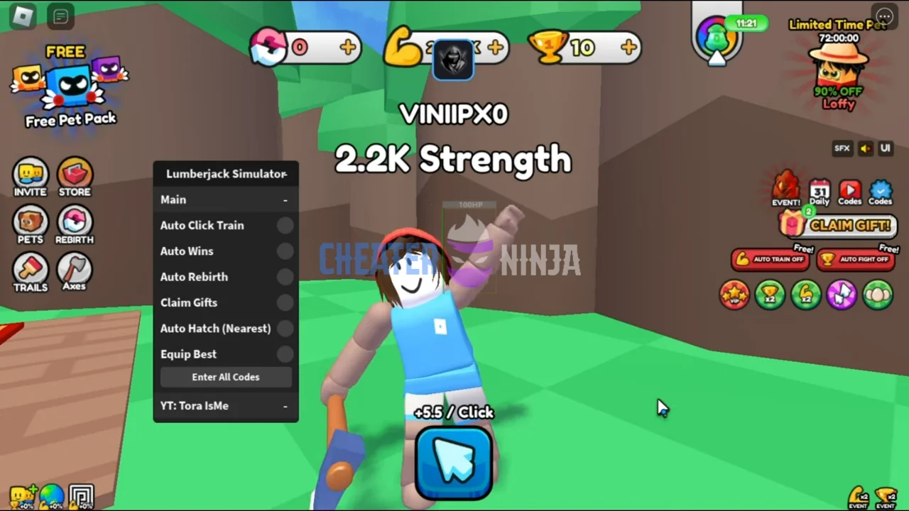 Lumberjack Simulator Script | Auto Farm, Rebirth and More! - Cheater.Ninja