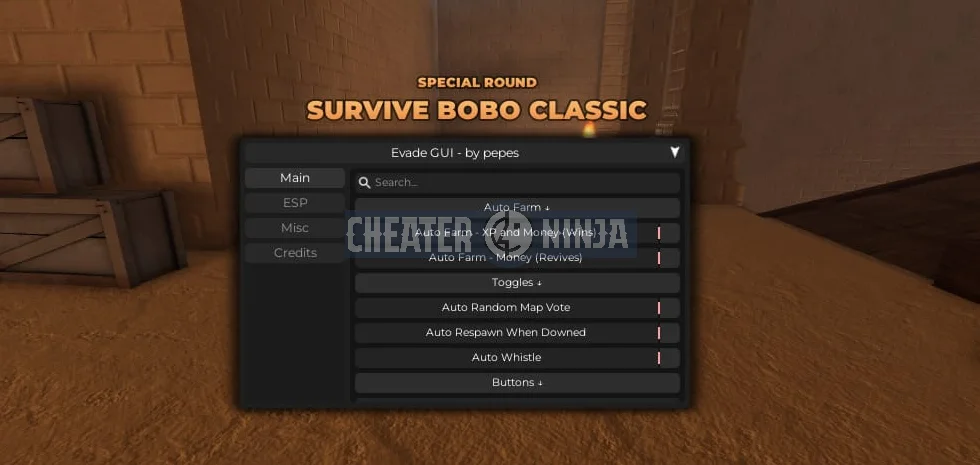 Pepes Hub Evade Script Op Auto Farm Gui Cheater Ninja